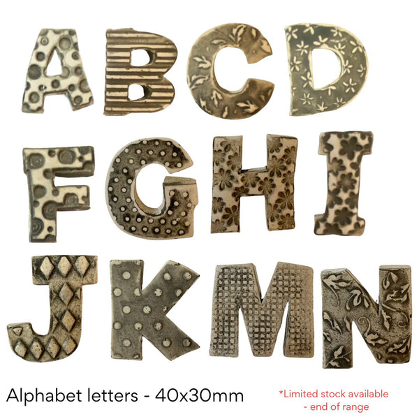 Ceramic Alphabet - End of Line – Eye-Dears